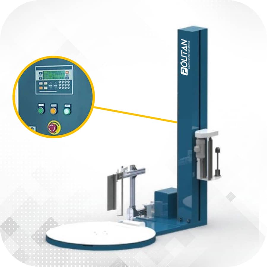 Envolvedora de Stretch PLT - K1100Z - Pólitan Equipamentos Industriais